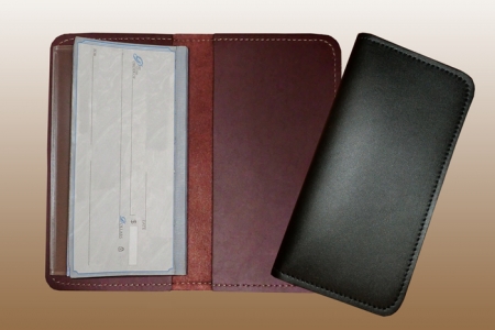 Leather Checkbook Covers HISCOW Standard Checkbook Cover